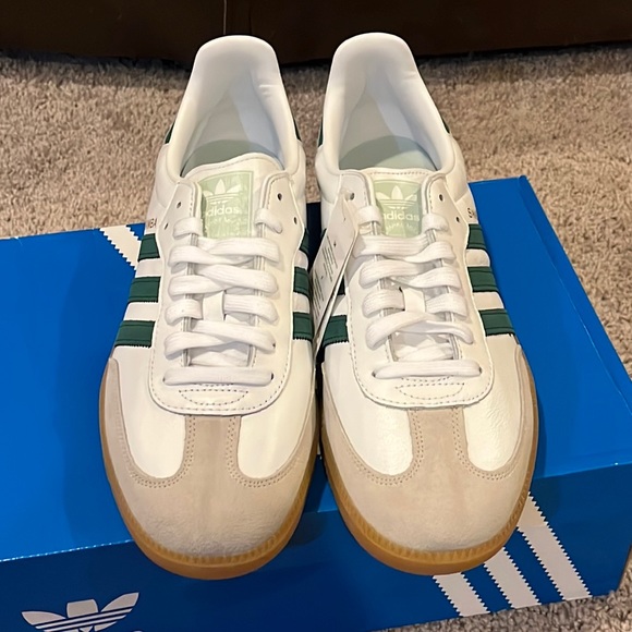 adidas | Shoes | Adidas Samba Og Shoes Sneakers New White Green Gum ...